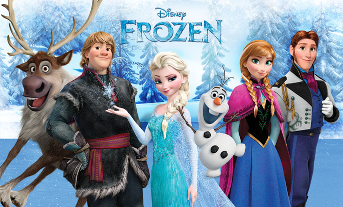 Personagens do filme ‘Frozen – Uma aventura congelante’ estarão no ...